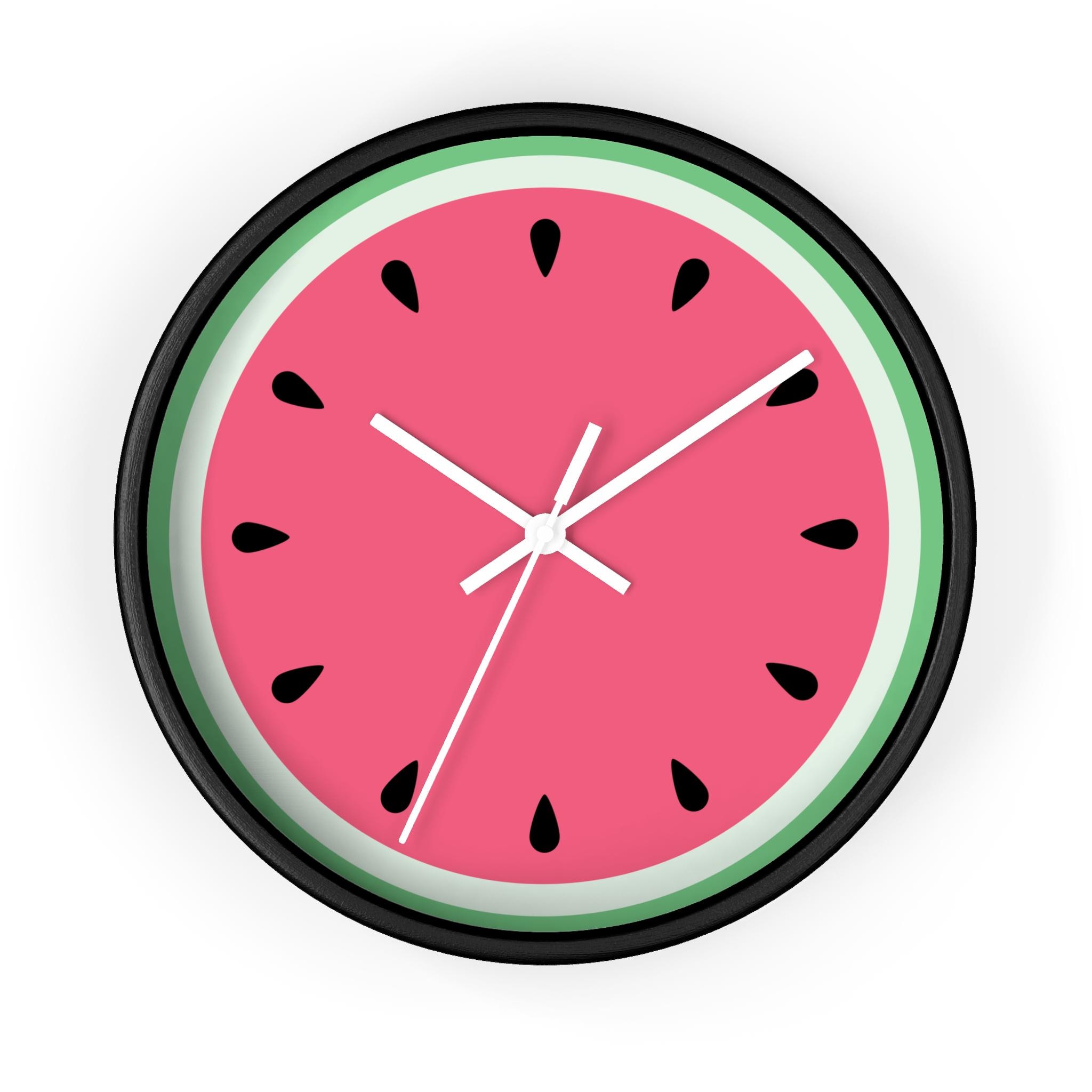 Watermelon Fruit Wall Clock / Minimalist Food Inspired Designs ...