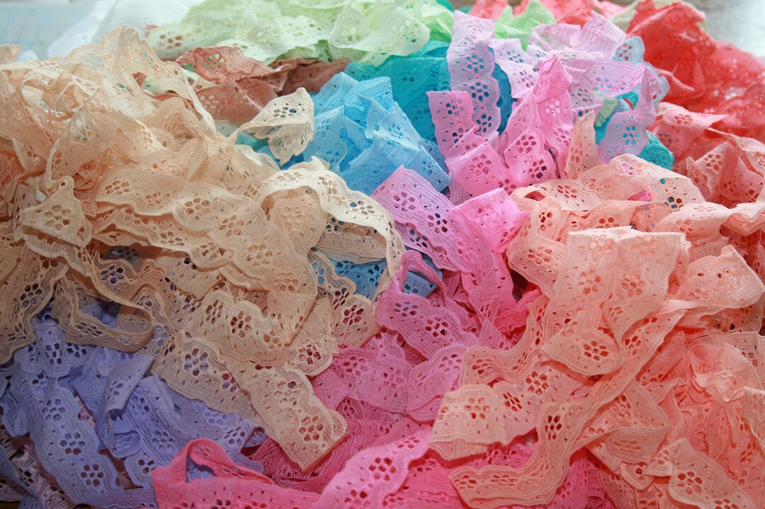 Assorted Colors of Vintage Lace - Etsy