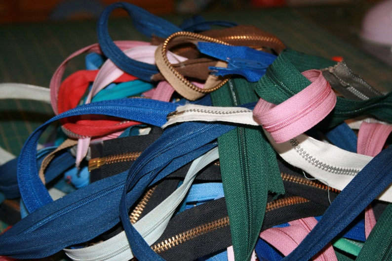 Bulk Lot of Zippers - Etsy