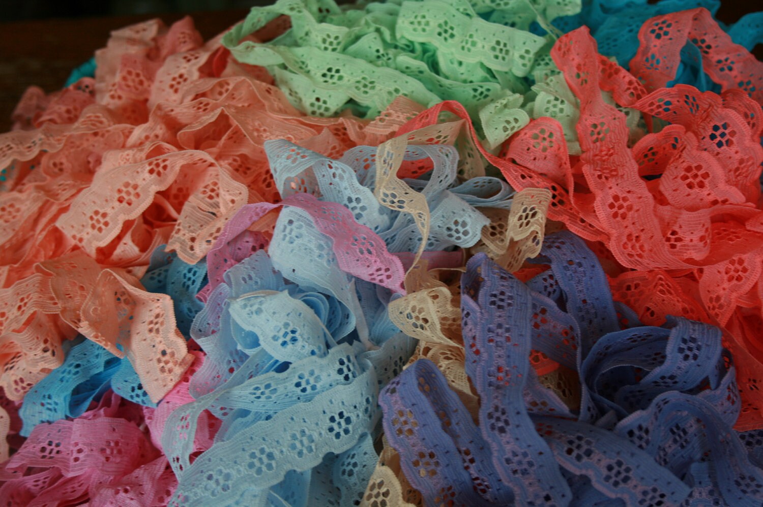 Assorted Colors of Vintage Lace | Etsy