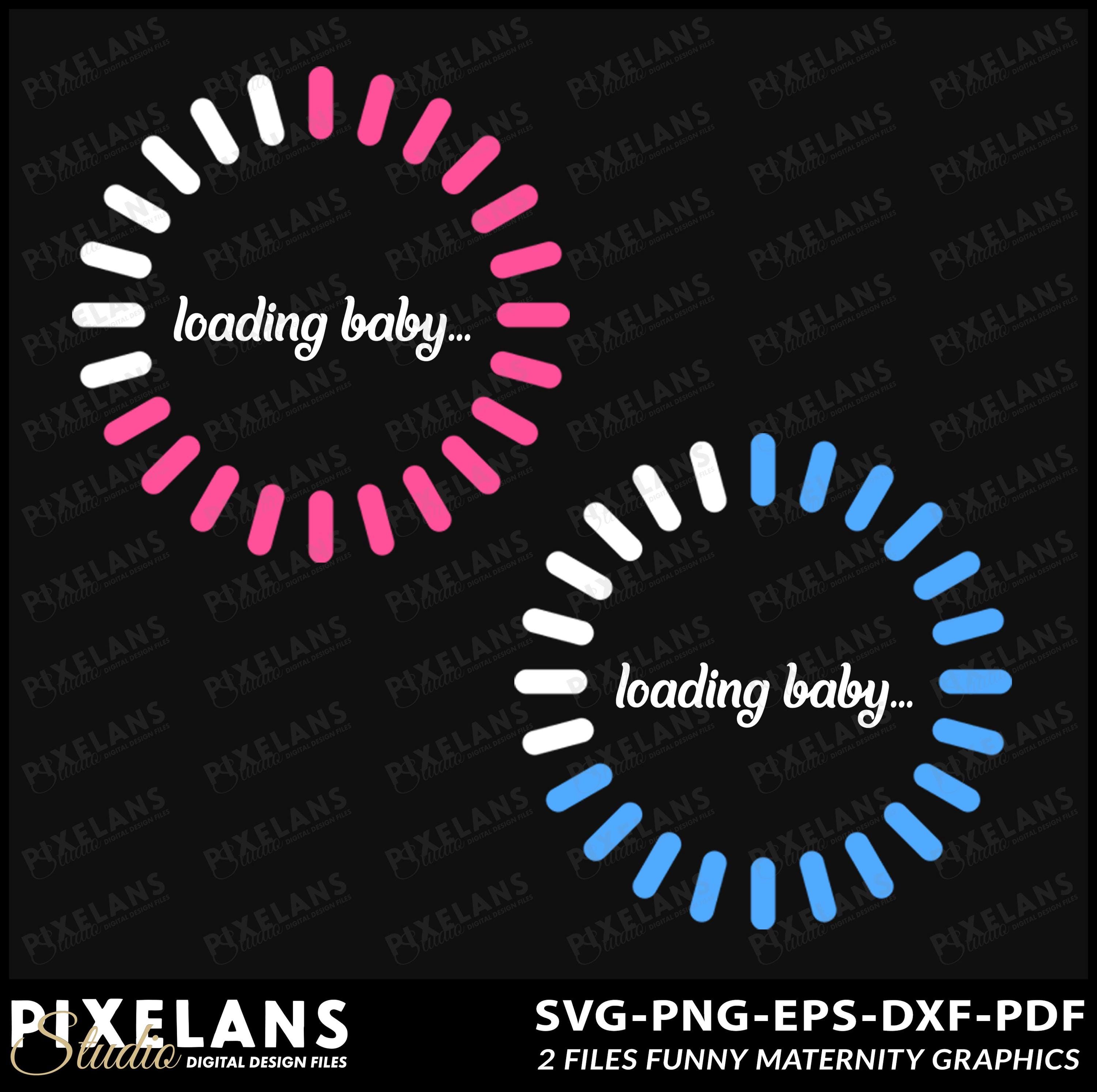 Loading Baby SVG Bundle Digital Design Download, Pregnancy Announcement ...