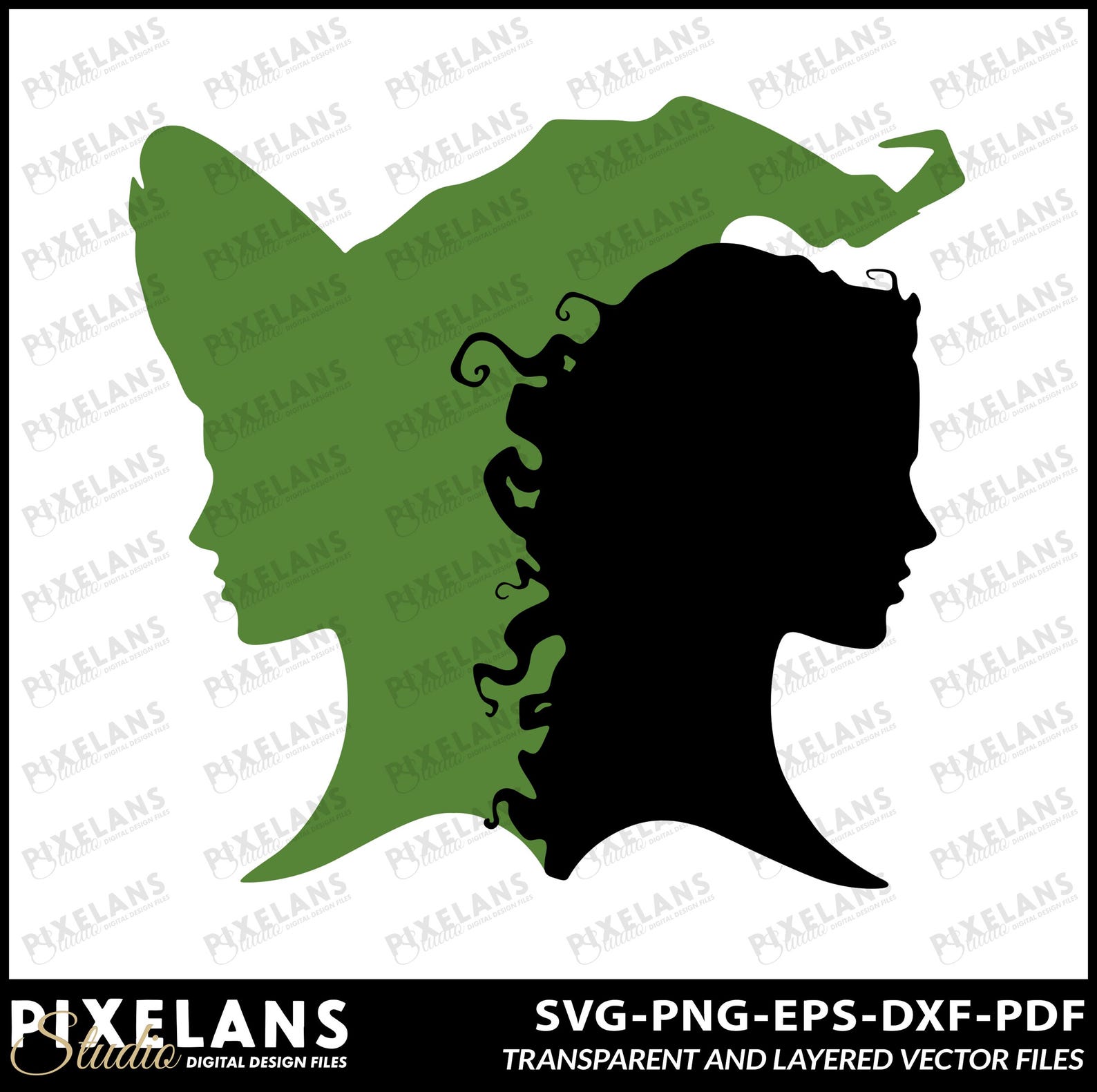Wicked Silhouette Digital Design Download, Wicked Sublimation Designs ...