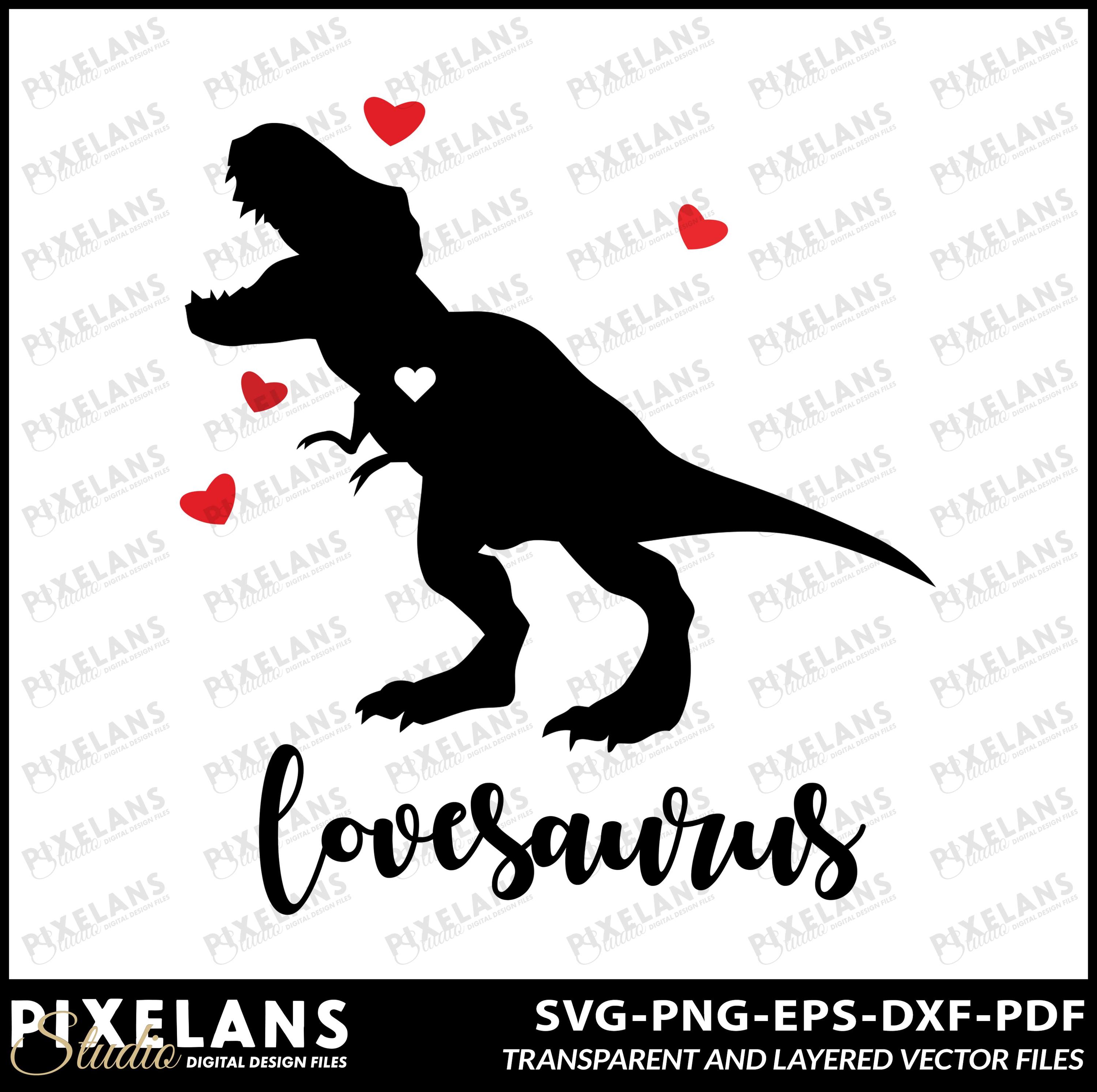 Lovesaurus T-rex Valentine's Day Design (digital Download) - Etsy