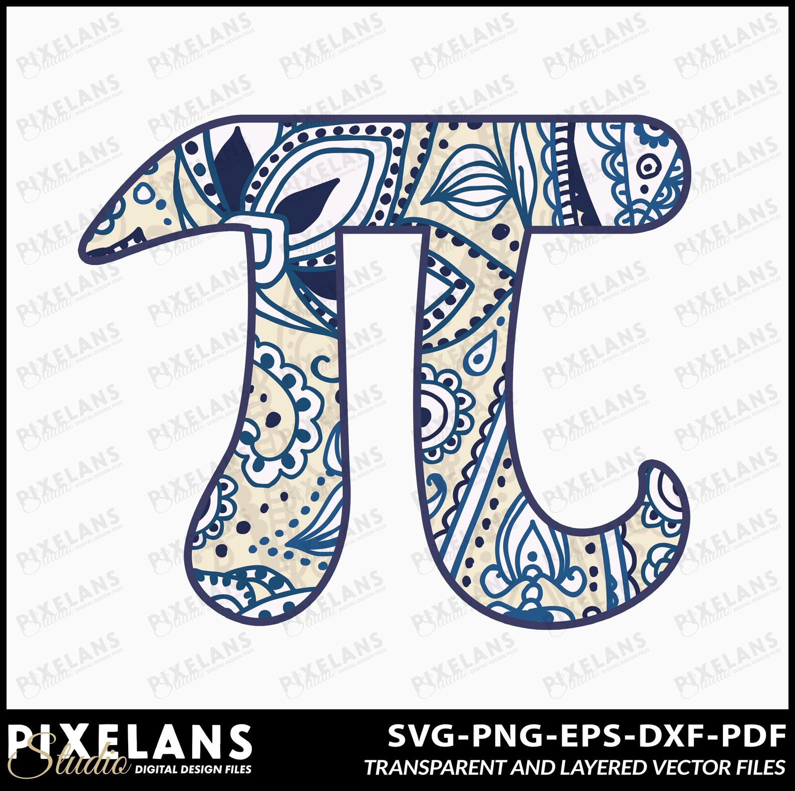 Stylish Pi Symbol Digital Design Download, Boho Math Lover Shirt ...