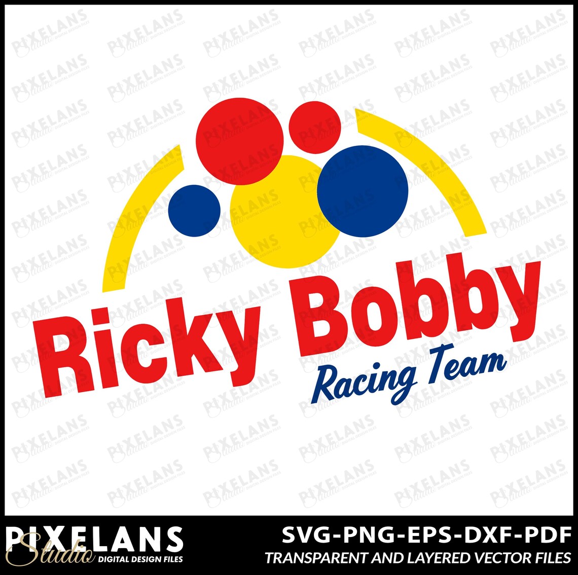 Ricky Bobby Racing Team Art: Retro NASCAR Parody (digital Download) - Etsy
