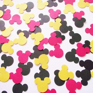 Mickey Mouse Confetti Mickey Mouse Birthday Decor Mickey Confetti ...