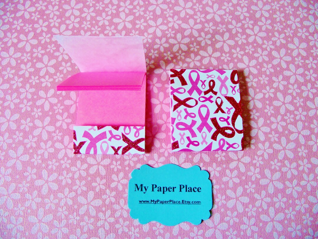 20 Breast Cancer Awareness - Pink Ribbon Matchbook Notepads - Ready to ...