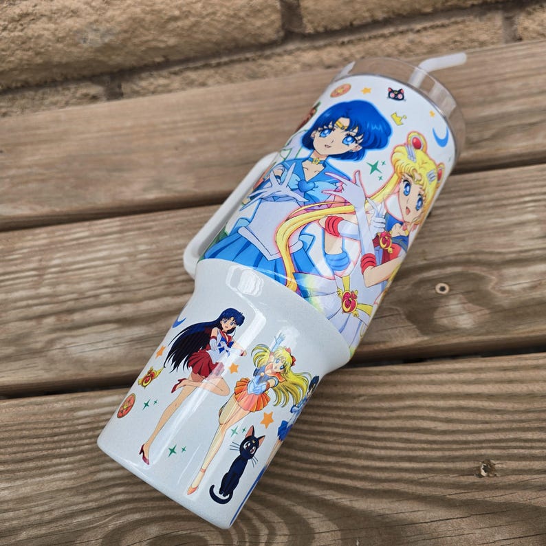 Anime Girls 40oz Tumbler: Insulated Stainless Steel Water Bottle With ...