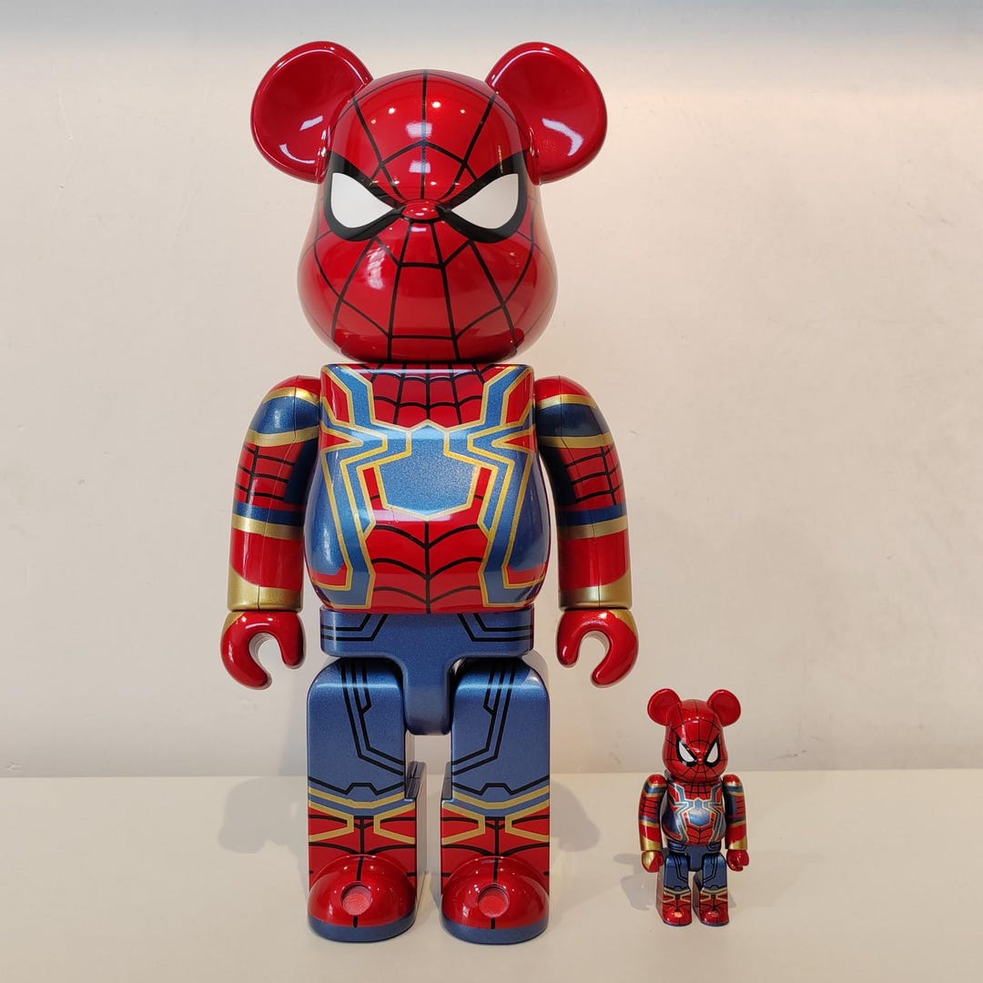 Decorative Bearbrick Inspired Hero Bear Statue Modern Shelf & Desk ...