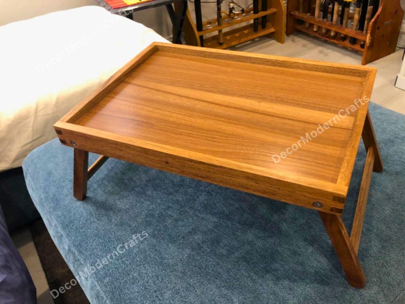Wooden Tray | Breakfast Tray | Folding Tray | Tray With Legs | Serving ...