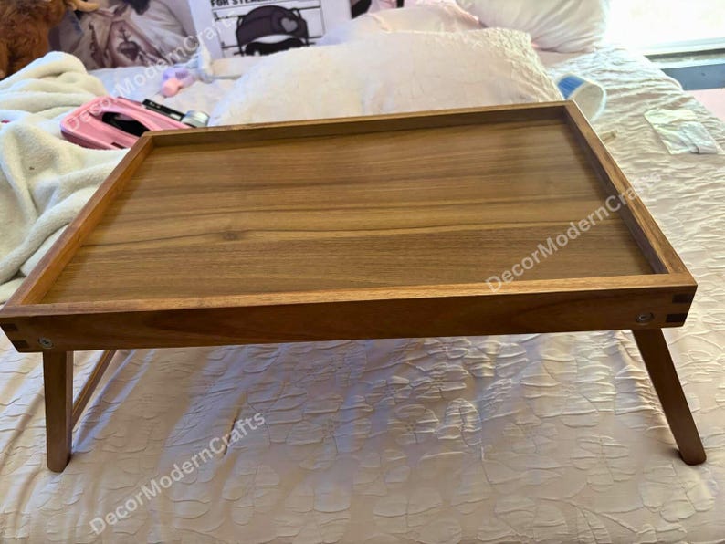 Wooden Tray | Breakfast Tray | Folding Tray | Tray With Legs | Serving ...