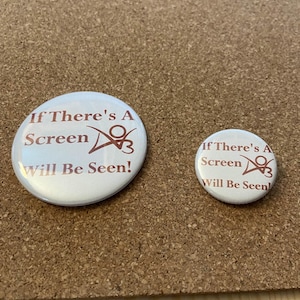If There's A Screen AO3 Will Be Seen Pin/mirror - Etsy