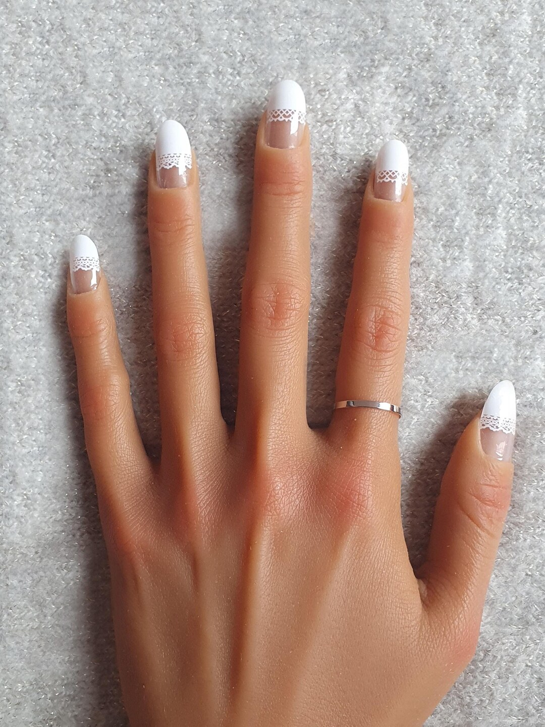 French Lace Nail Wraps | Nail Decals | Nail Stickers | Nail Strips ...