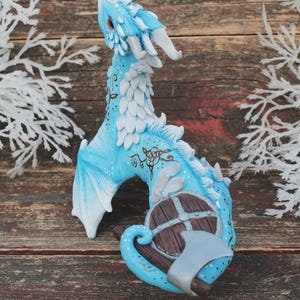 Custom Viking Dragon Figurine - Scandinavian Dragon Ornament, Mythology ...