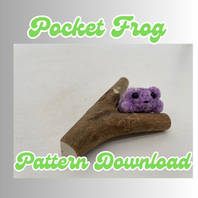 Pocket Frog Crochet Pattern: Amigurumi Froggy (PDF Pattern) - Etsy