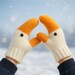 Duck Beak Mittens Knitting Pattern – Funny Animal Mittens, Cozy Winter ...