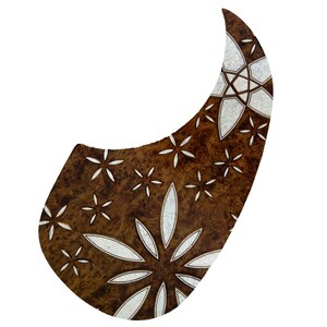 Custom Printed Wood Walnut Inlay Look Graphic / Image Acoustic Tear ...