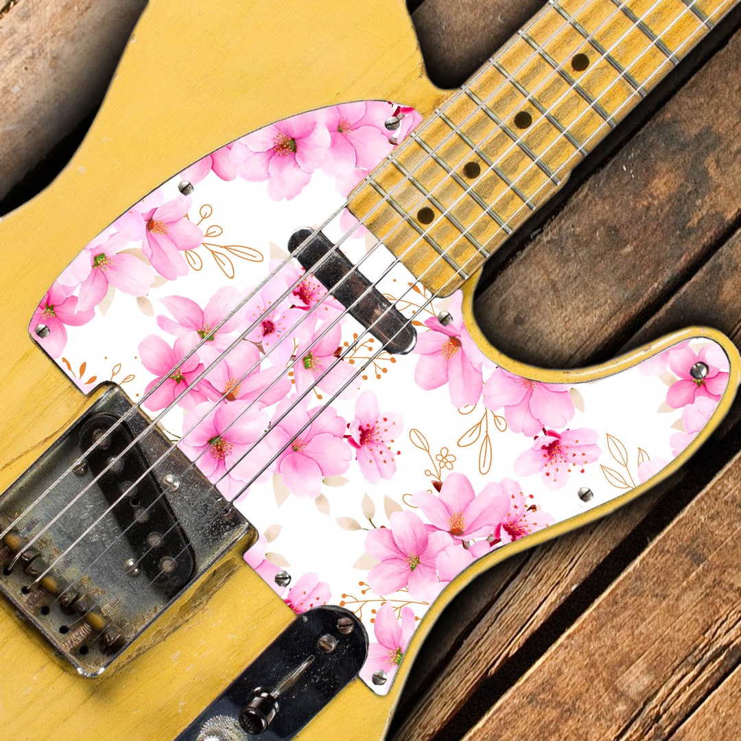 Telecaster Flowers Pretty Pickguard – Custom Graphic / Image Guard - Etsy