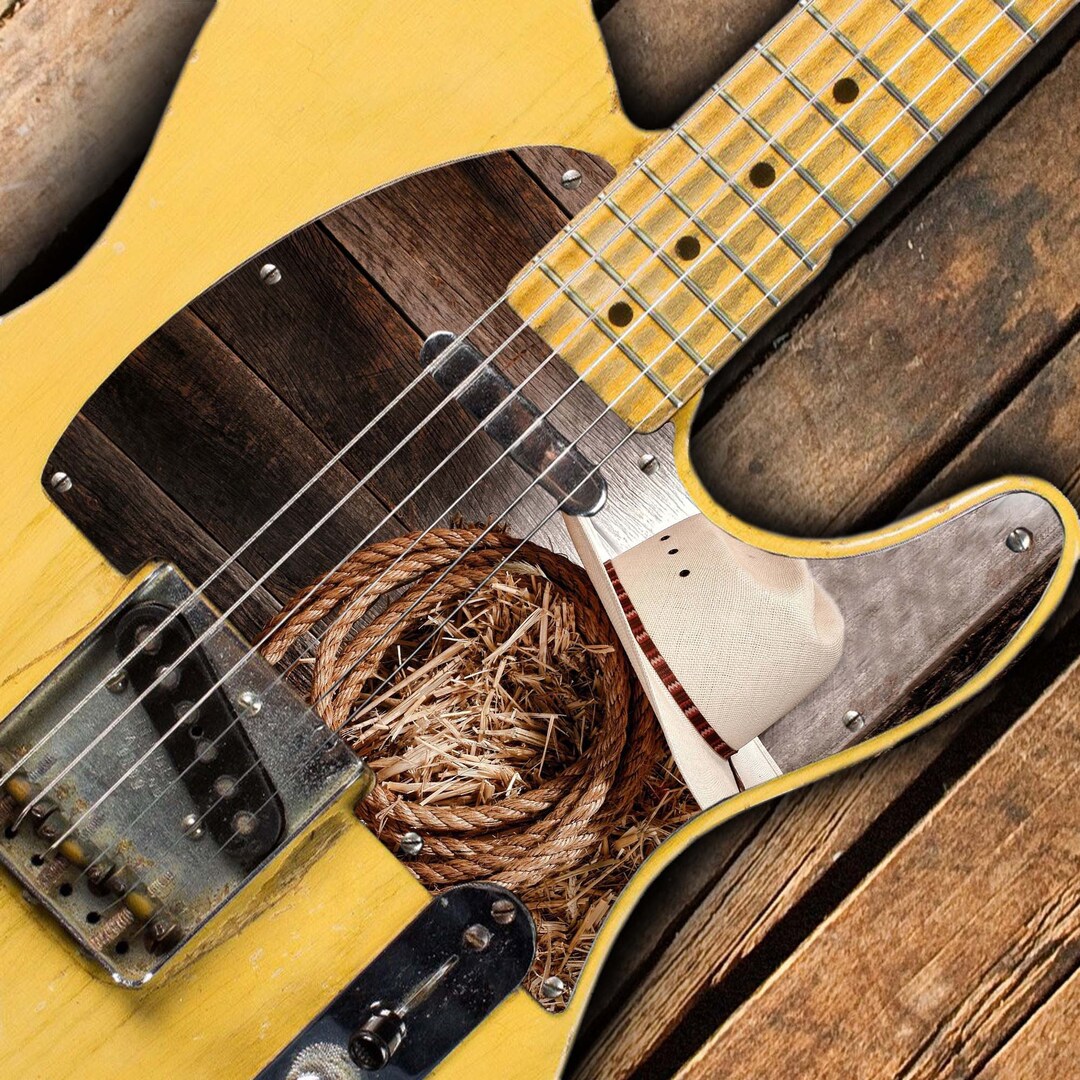 Fender Telecaster Pickguard Country Western Custom Graphic - Etsy