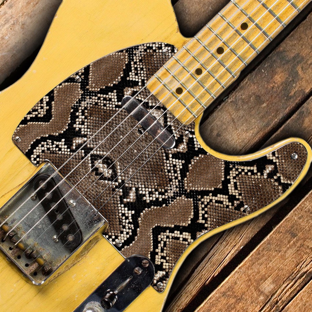 Fender Telecaster Pickguard - Snakeskin – Custom Graphic / Image Guard ...