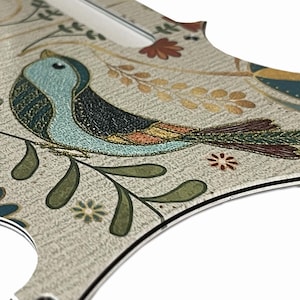 Floral Birds Telecaster Pickguard: 3-ply USA Fender Tele Mod - Etsy
