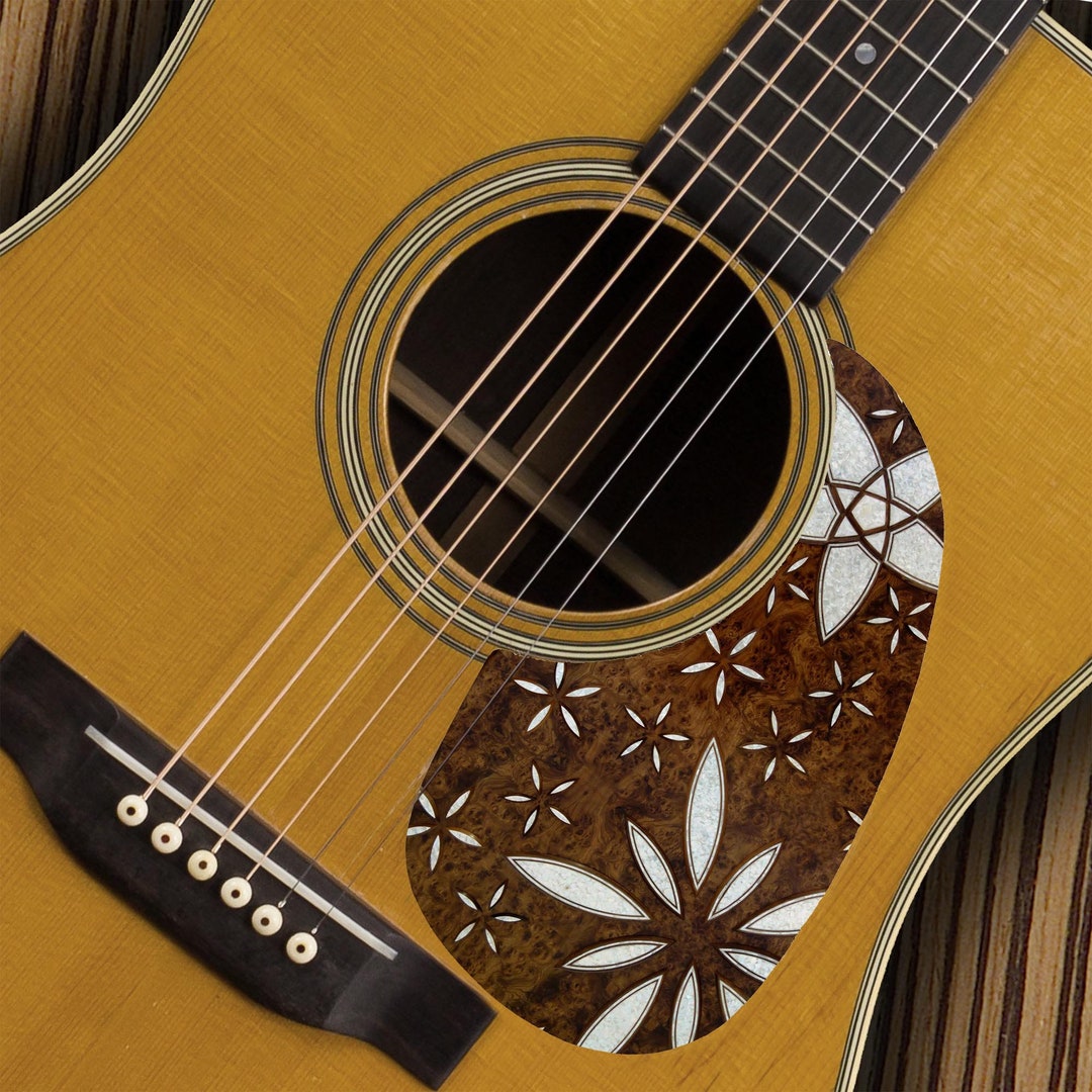 Custom Printed Wood Walnut Inlay Look Graphic / Image Acoustic Tear ...