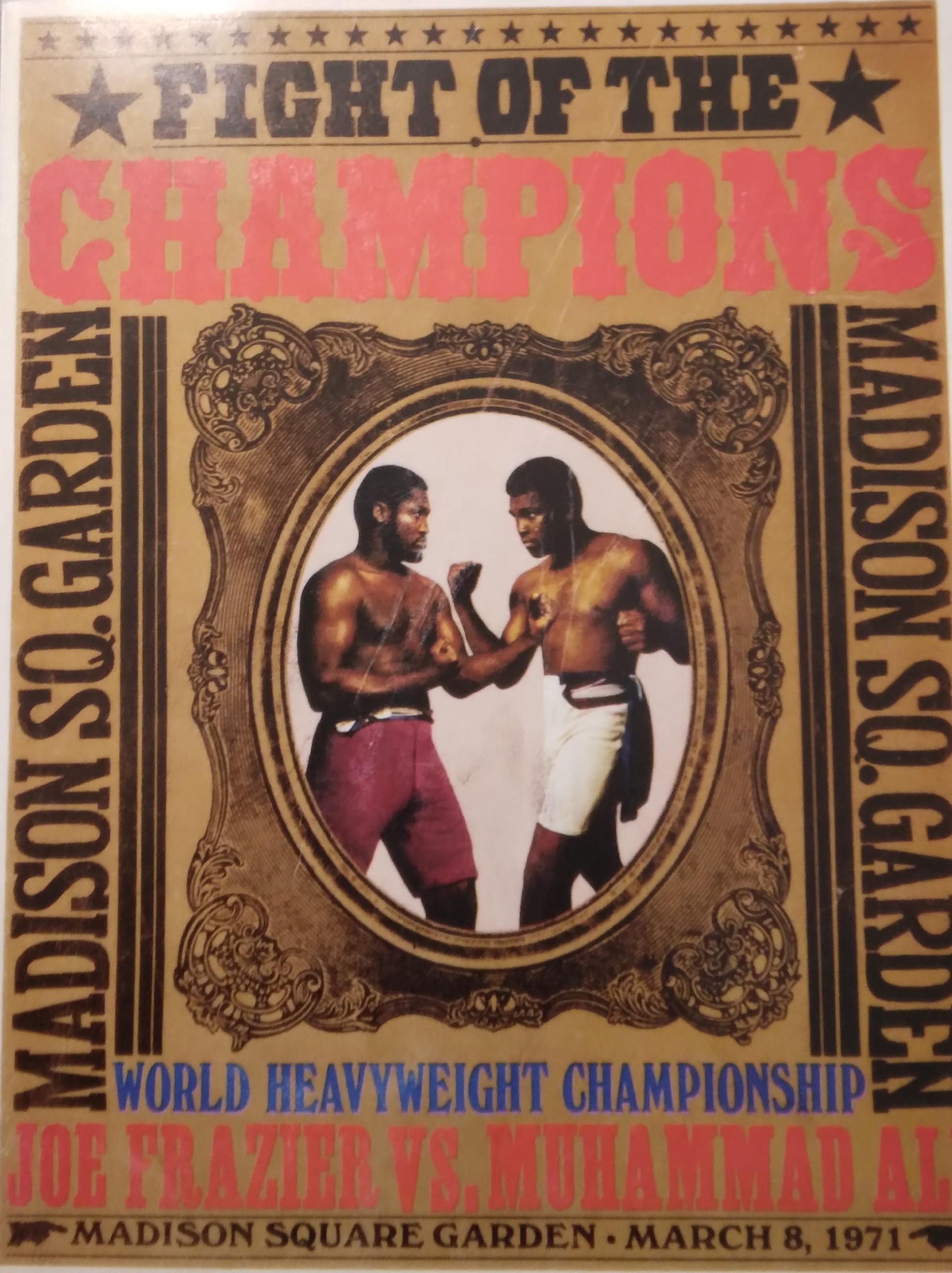 Joe Frazier V Muhammad Ali Fight of the Champions Replica Programme ...
