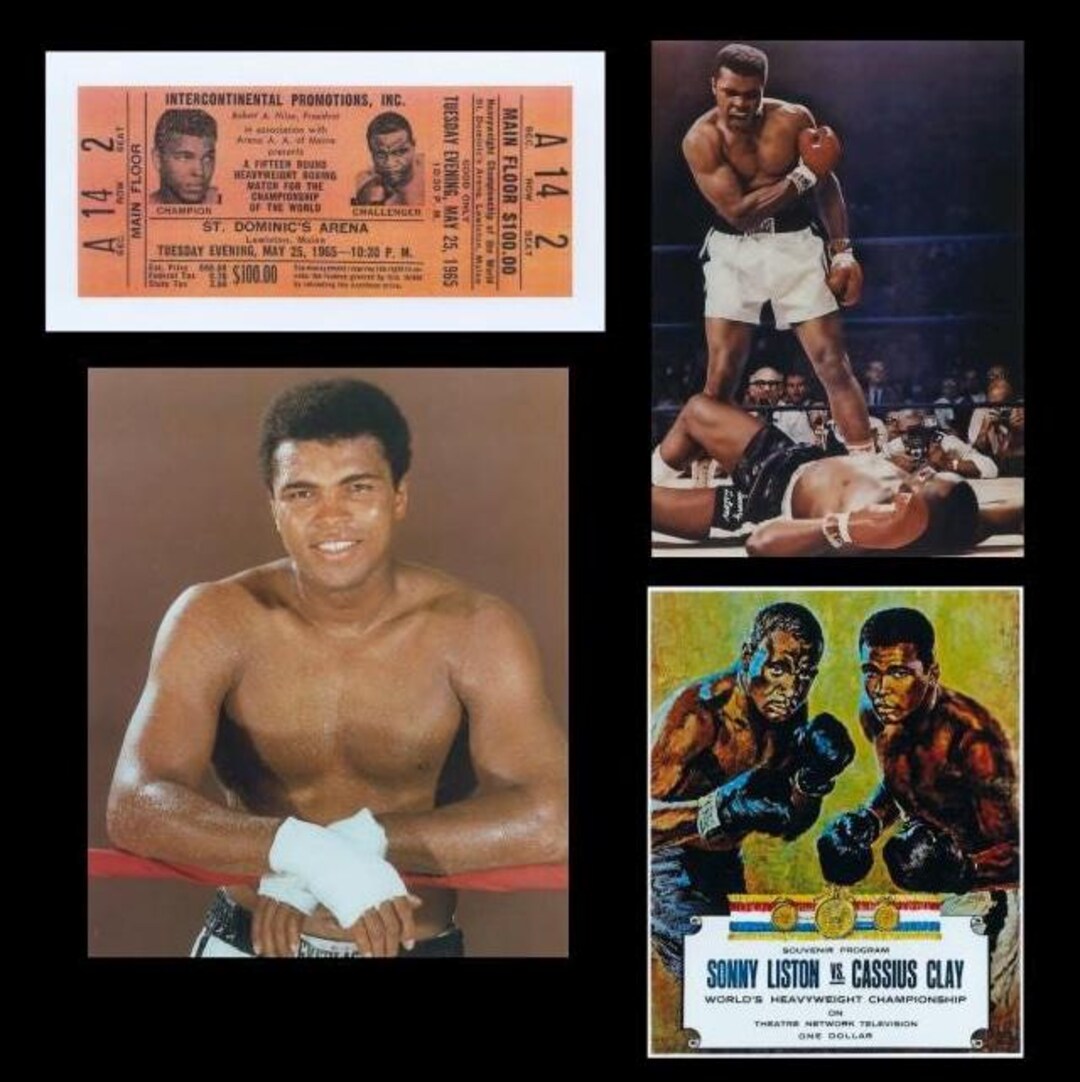 Muhammad Ali V Sonny Liston the Phantom Punch 25th May 1965 - Etsy