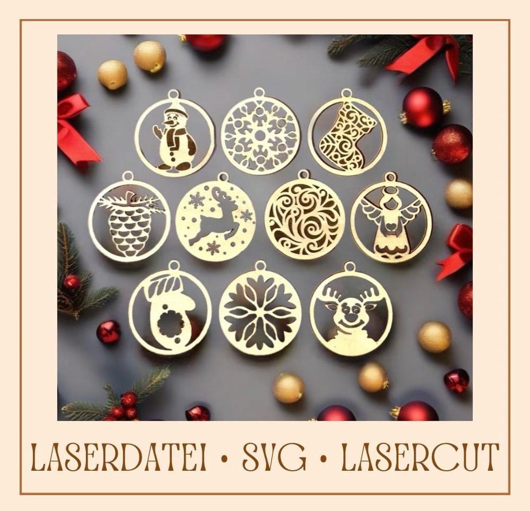 Laser Cut Files Christmas File SVG Lasercut Christmas Tree Wood Pdf ...