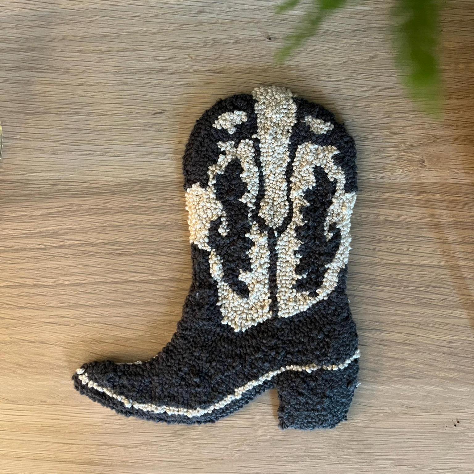 Digital Punch Needle Pattern - Cowboy Boot | PDF Pattern Punch Needle ...