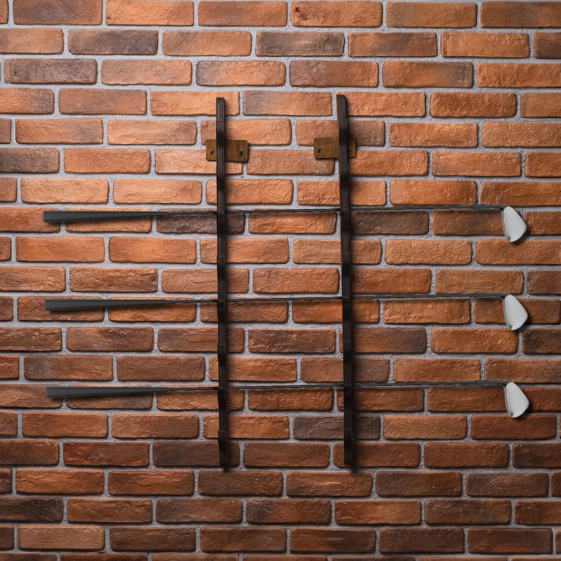 Wooden Golf Club Display, Golf Club Wall Mount, Golf Club Rack, Golf ...