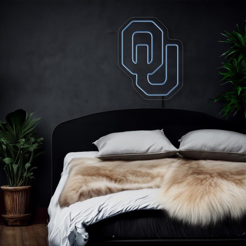 Oklahoma University Neon Sign, Oklahoma Sooners Neon Sign, Oklahoma ...