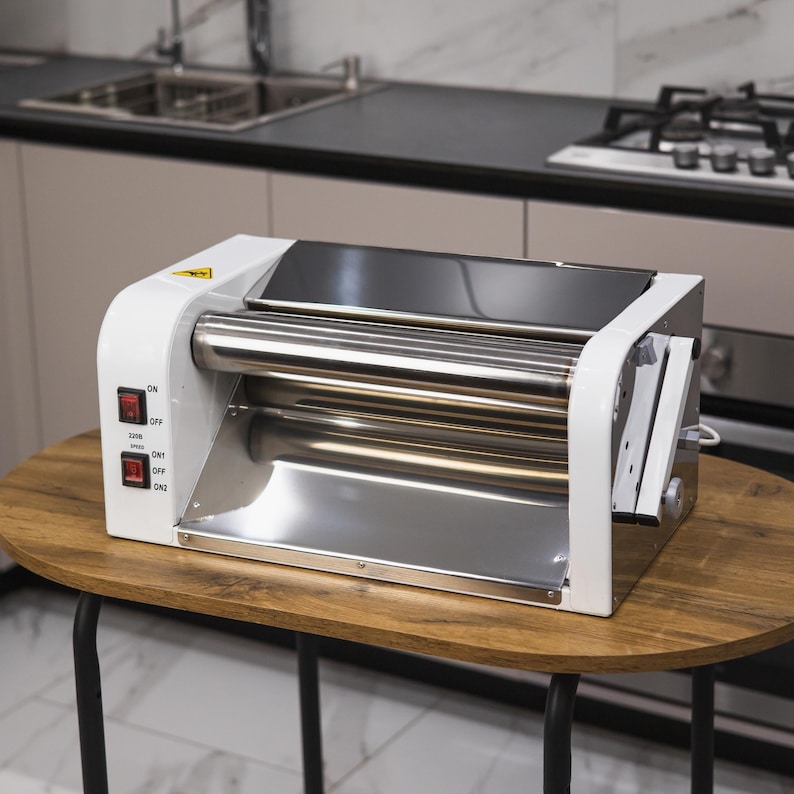 Electric Dough Sheeter Stainless Steel, Dough Sheeter Electric for Home ...
