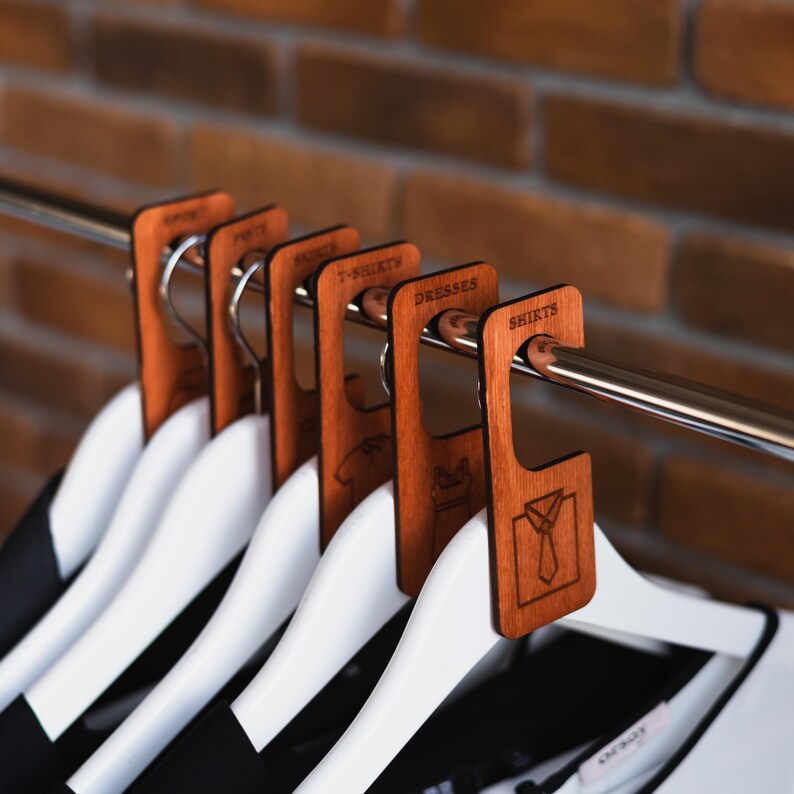 Custom Closet Dividers, Clothing Rack Dividers, Closet Organization ...