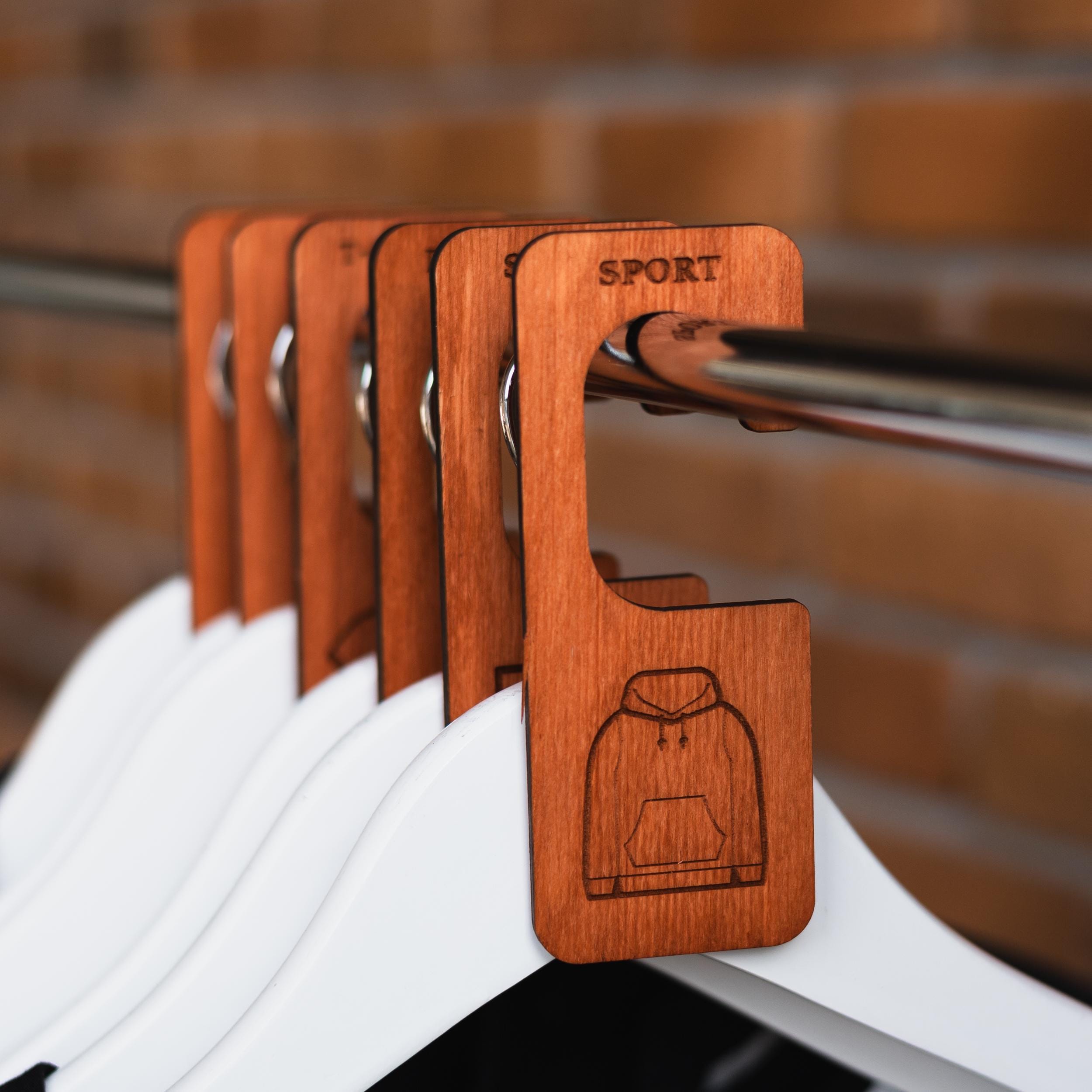 Custom Closet Dividers, Clothing Rack Dividers, Closet Organization ...