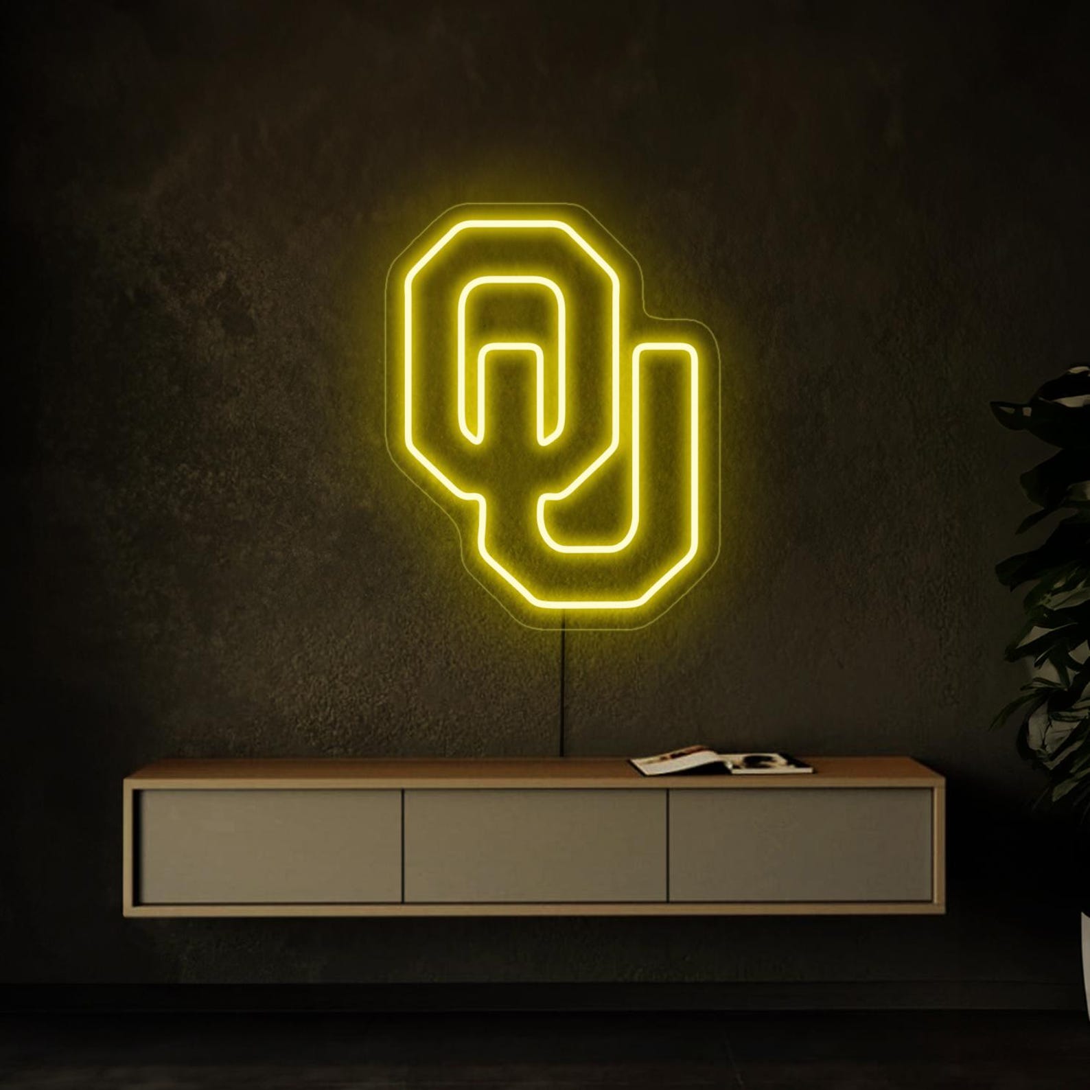 Oklahoma University Neon Sign, Oklahoma Sooners Neon Sign, Oklahoma ...