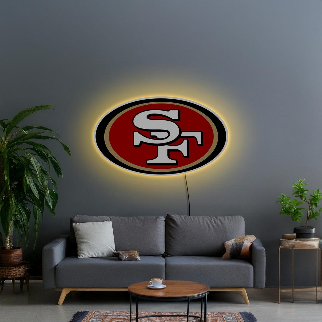 San Francisco 49ers Sign, San Francisco 49ers Logo Art, San Francisco ...