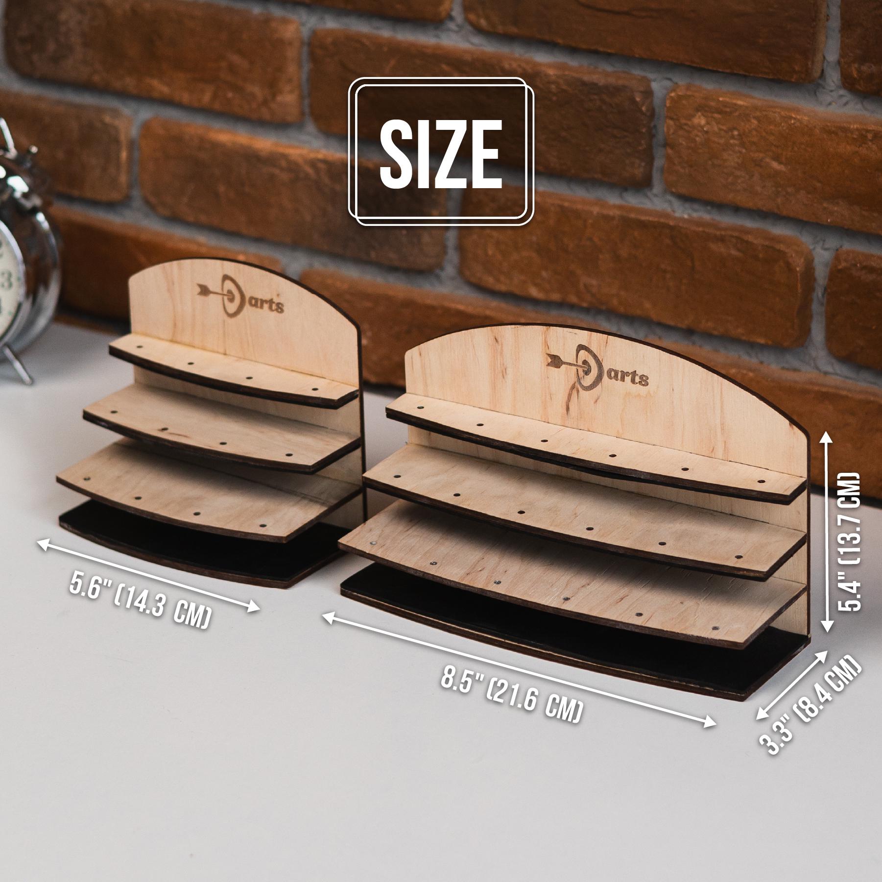 Tabletop Dart Holder, Wooden Dart Case,handmade Dart Rack,tabletop Dart ...