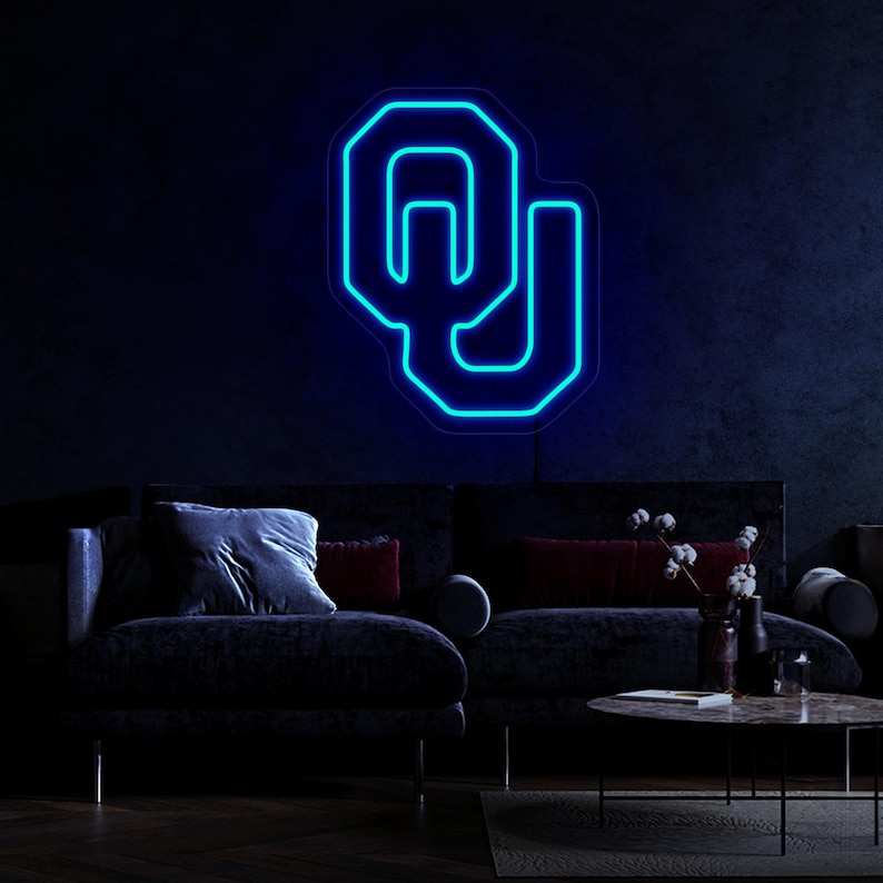 Oklahoma University Neon Sign, Oklahoma Sooners Neon Sign, Oklahoma ...