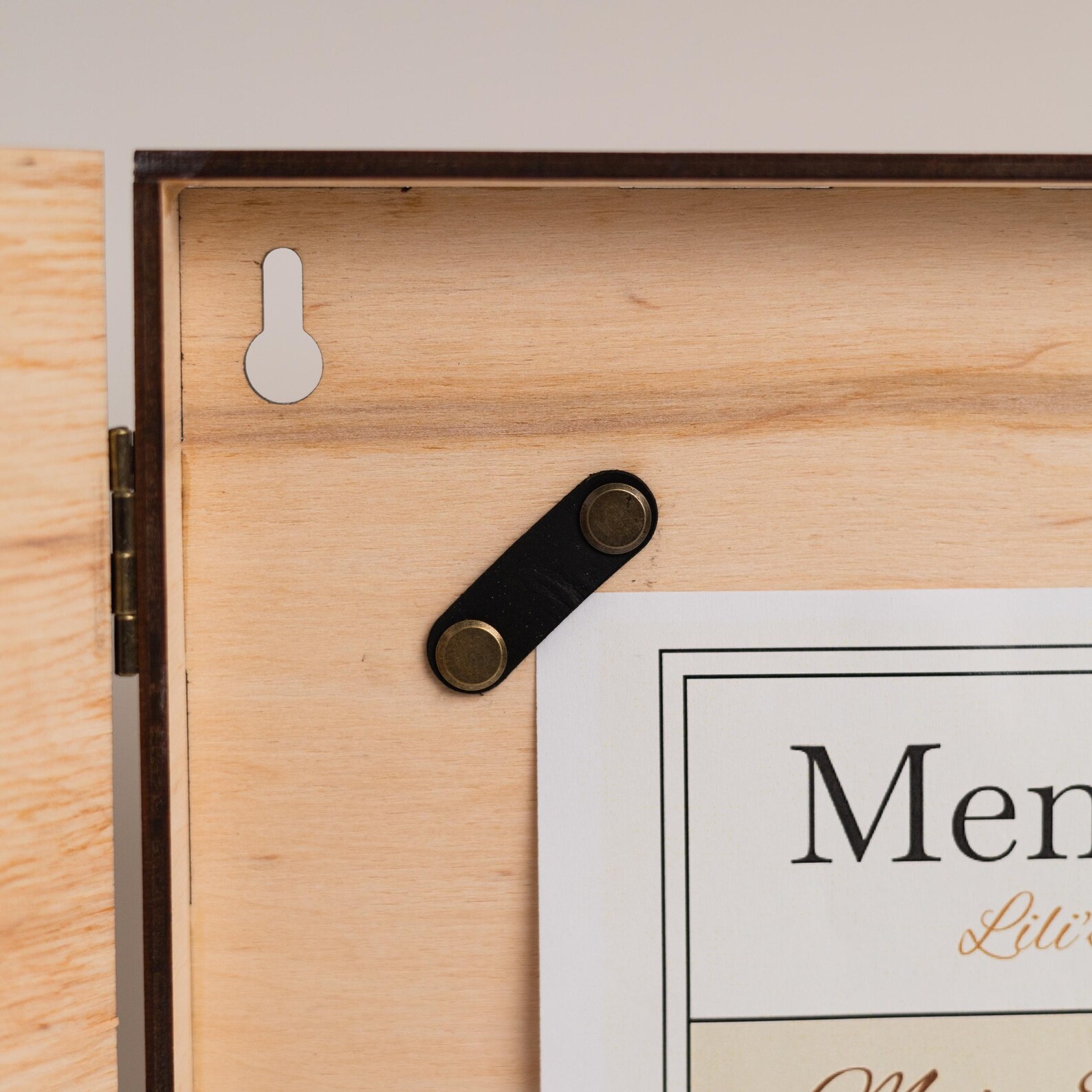 Menu Display Box Wood, Menu Wall Mount, Exterior Menu Box, Outside Menu ...