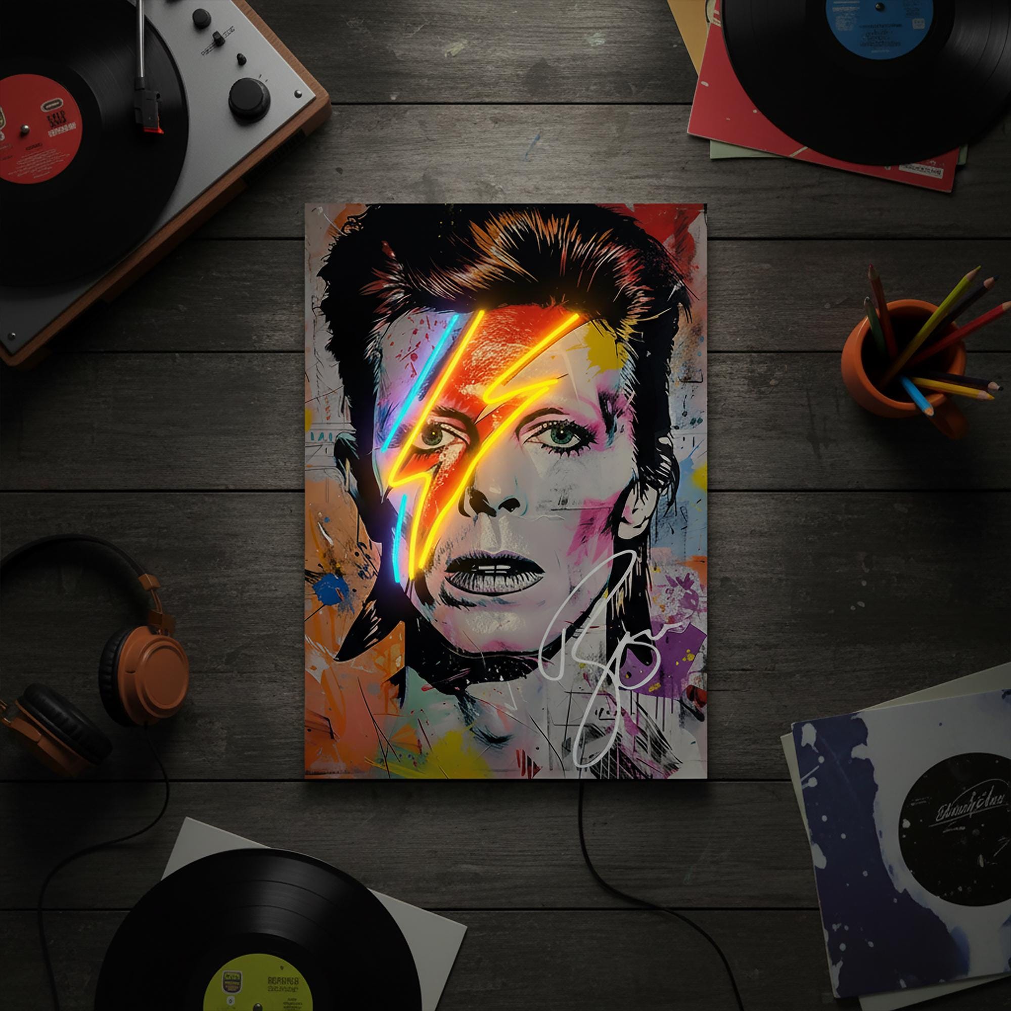 Rock Icon Neon Sign,music Legend Neon Art,retro Music LED Sign,pop Art ...