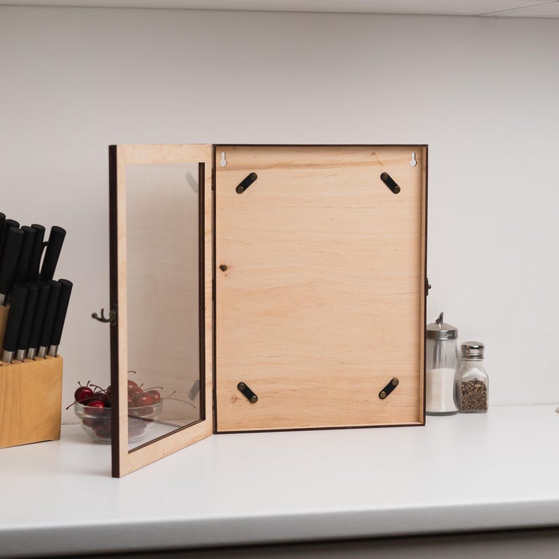 Menu Display Box Wood, Menu Wall Mount, Exterior Menu Box, Outside Menu ...