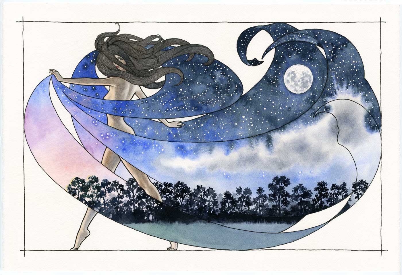 Nightfall. the Evening Tiptoes In. the Magic and Mystery of Night ...