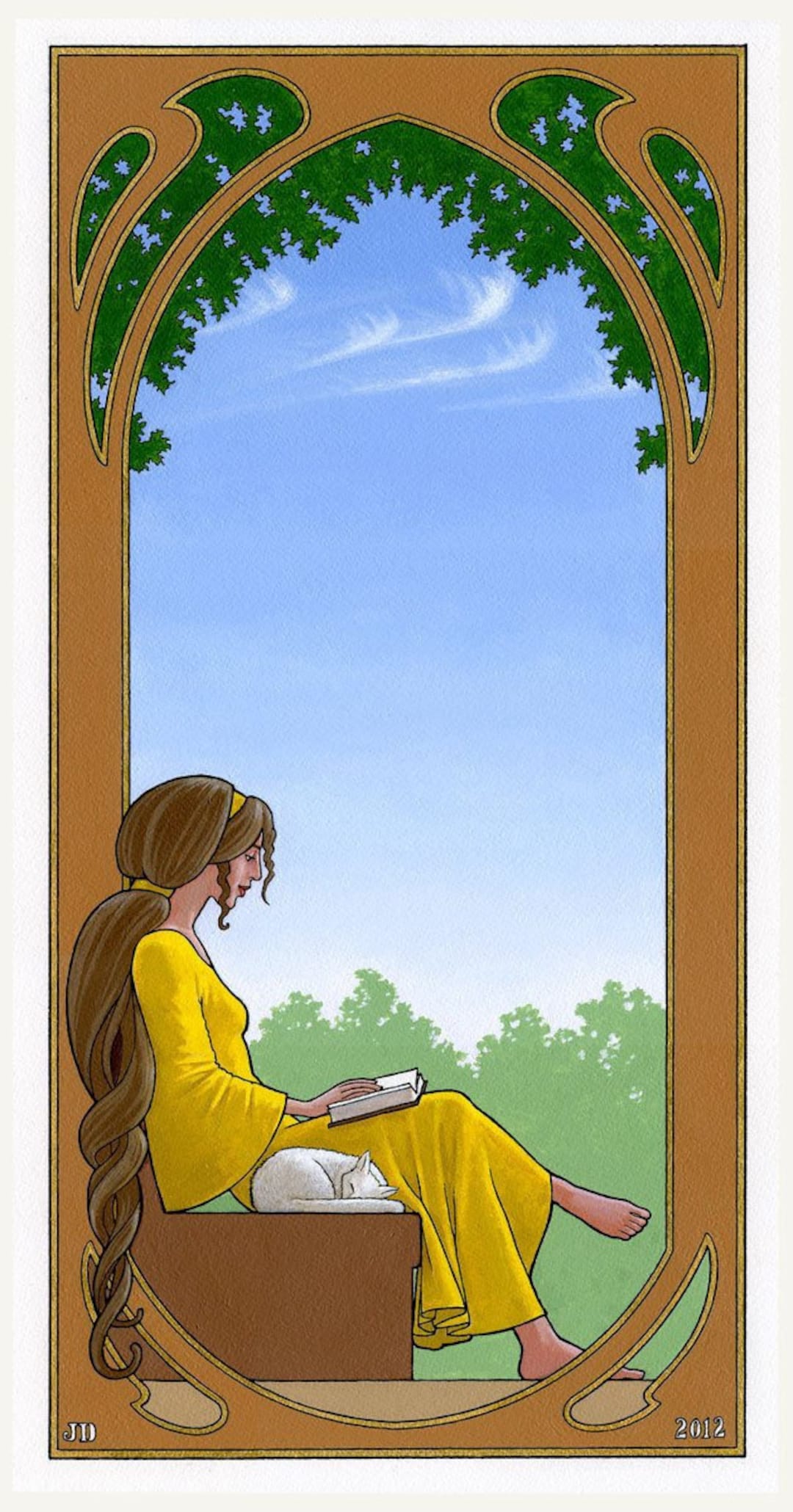 Peace. Art Print of Original Ink and Acrylic Painting. Peace. - Etsy