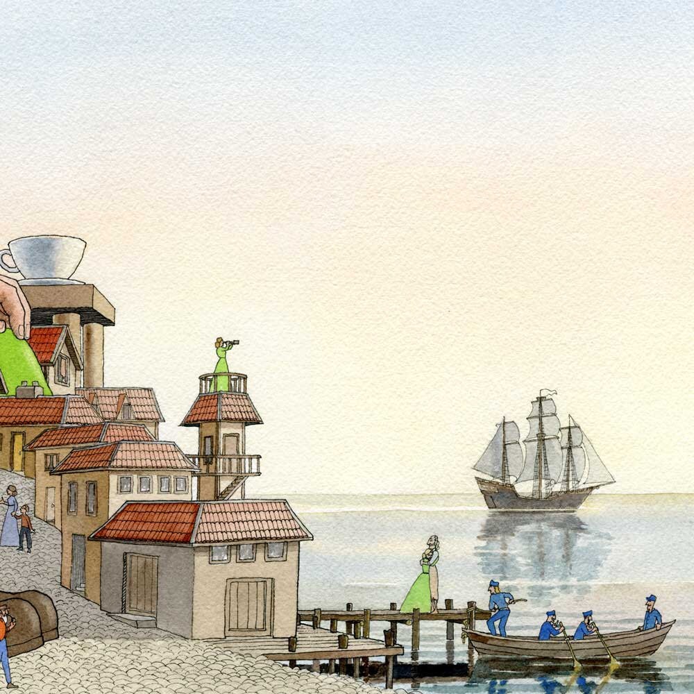 Memory. an Old Couple at Peace With Memories Come to Life All - Etsy