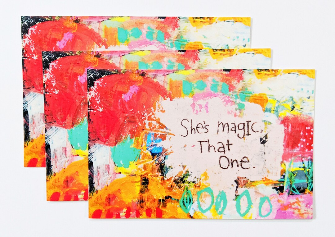 Postcard Set - She's Magic - Etsy