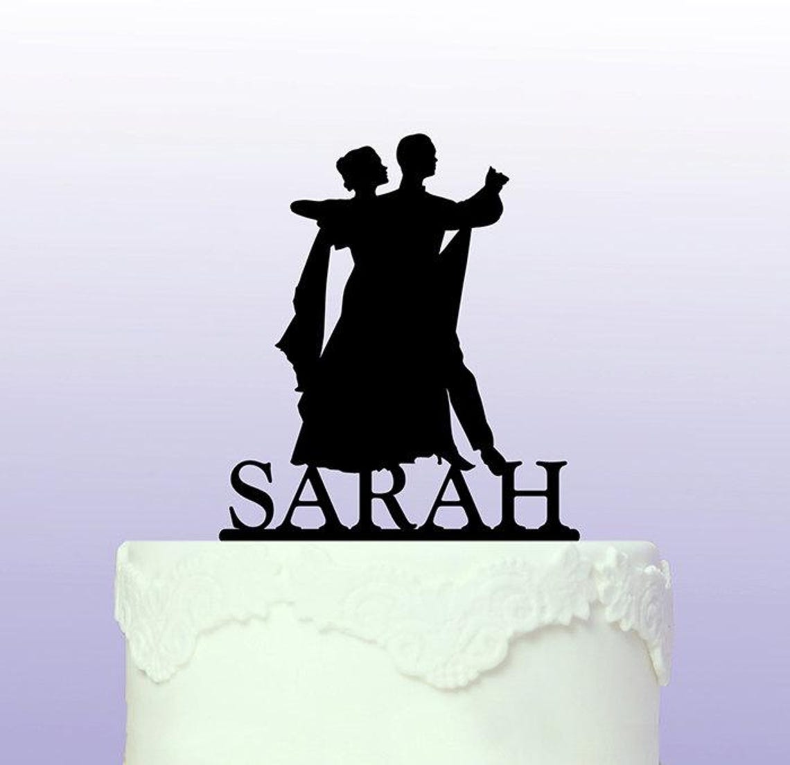 Personalised Ballroom Dancing Cake Topper - Etsy
