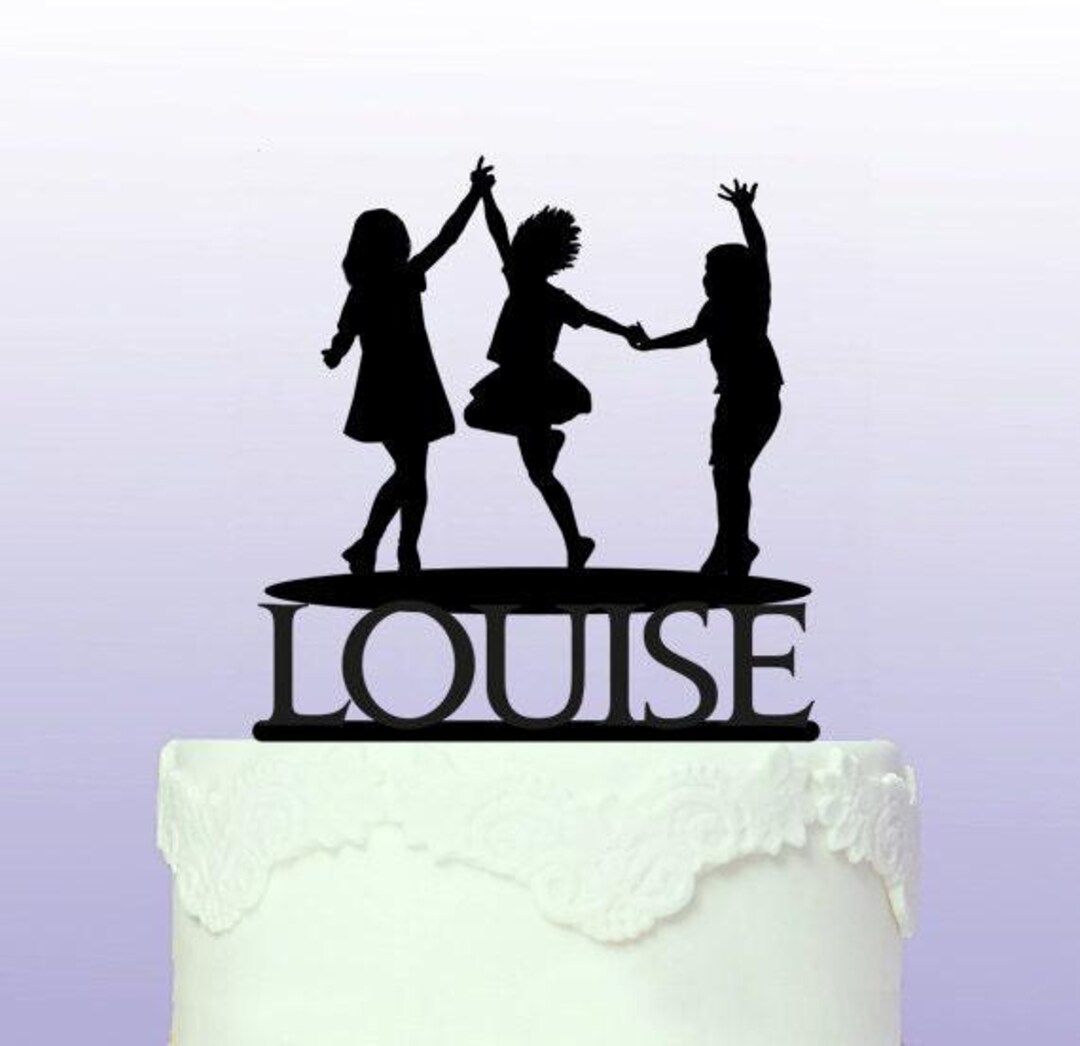Personalised Trampoline Party Cake Topper - Etsy