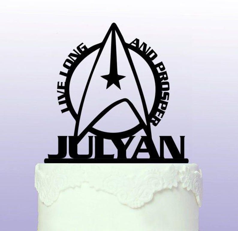 Personalised Vulcan Cake Topper - Etsy
