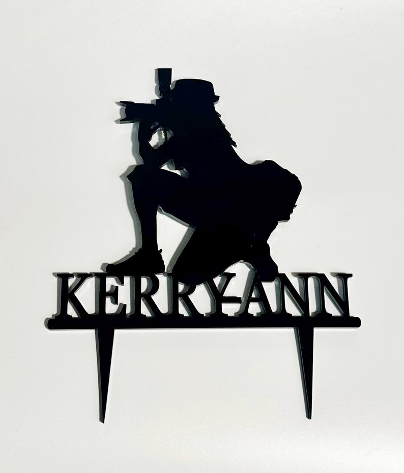 Personalised Photographer Cake Topper - Etsy